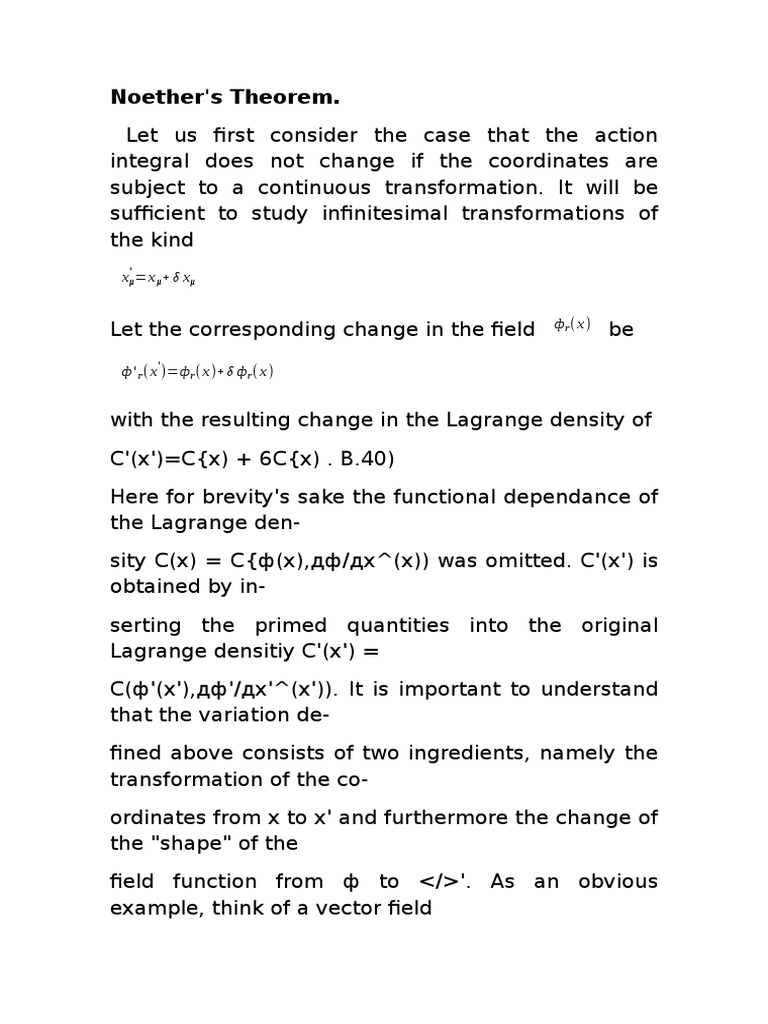 No Ether | PDF | Noether's Theorem | Calculus Of Variations