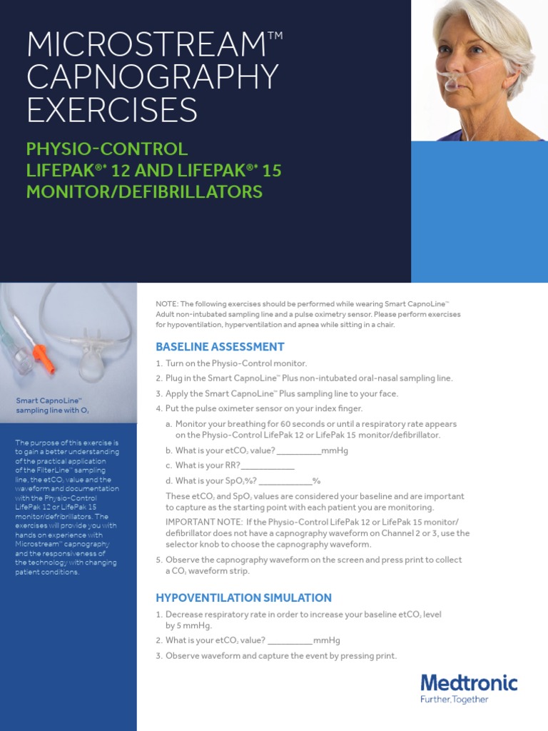 Microstream Capnography Exercises Physio-Control Lifepak®* 12 And ...