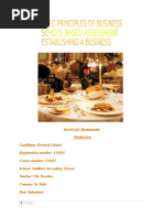 CSEC POB SBA Sample On Marketinng | PDF | Pricing | Marketing