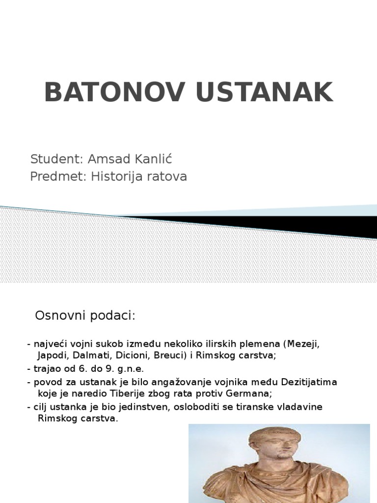 Batonov Ustanak | PDF