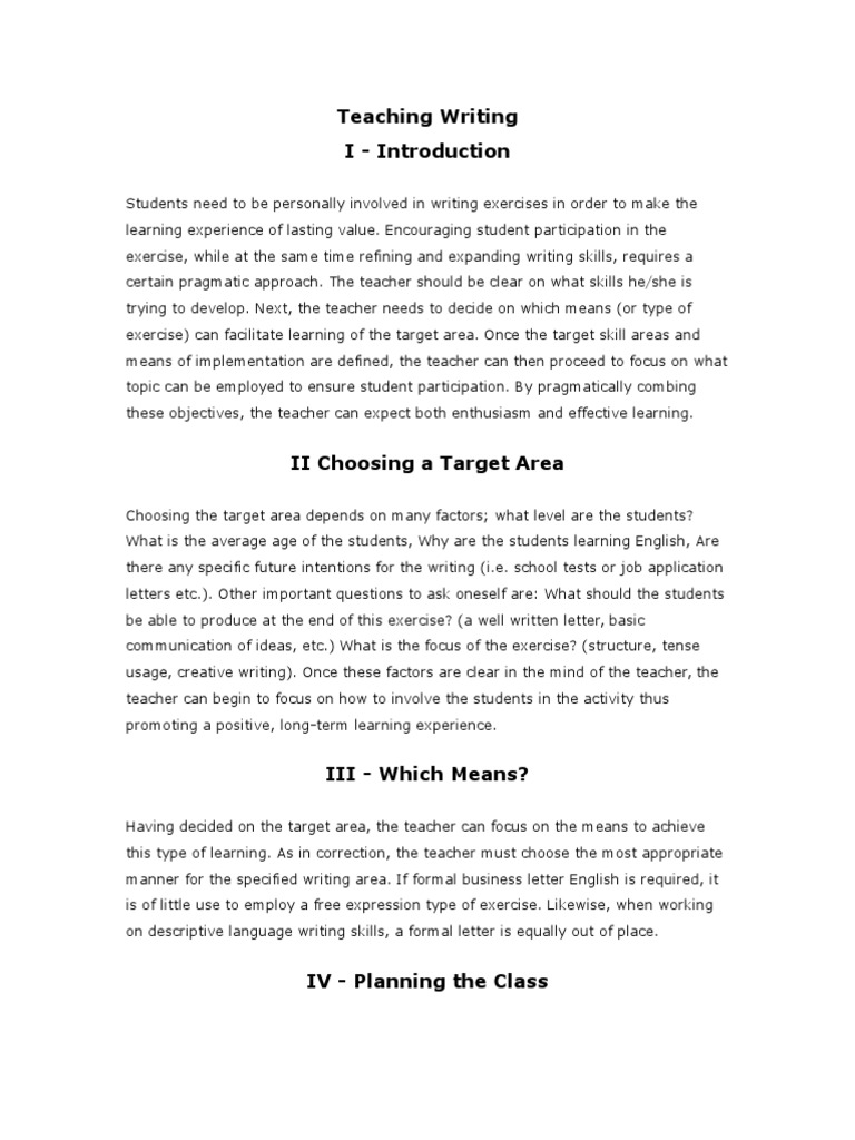 Teaching Writing | PDF | English Language | Human Communication