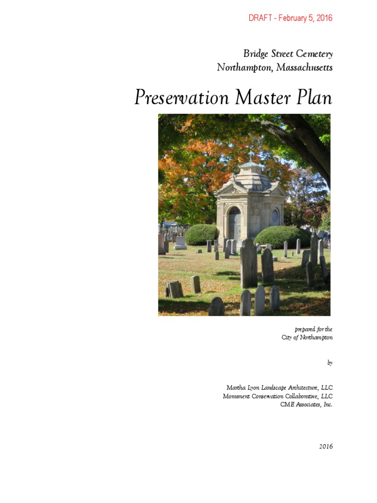 Bridge Street Cemetery Preservation Plan | PDF | Cemetery | Road Surface