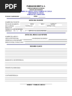 Formato de Hoja de Interconsulta Médica | PDF | Medicina | Salud y ...