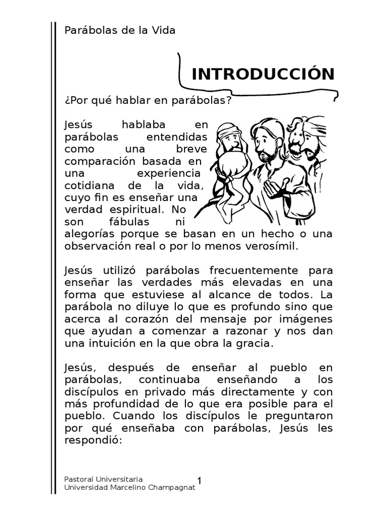 Libro de Parábolas | PDF | Amor | Oración