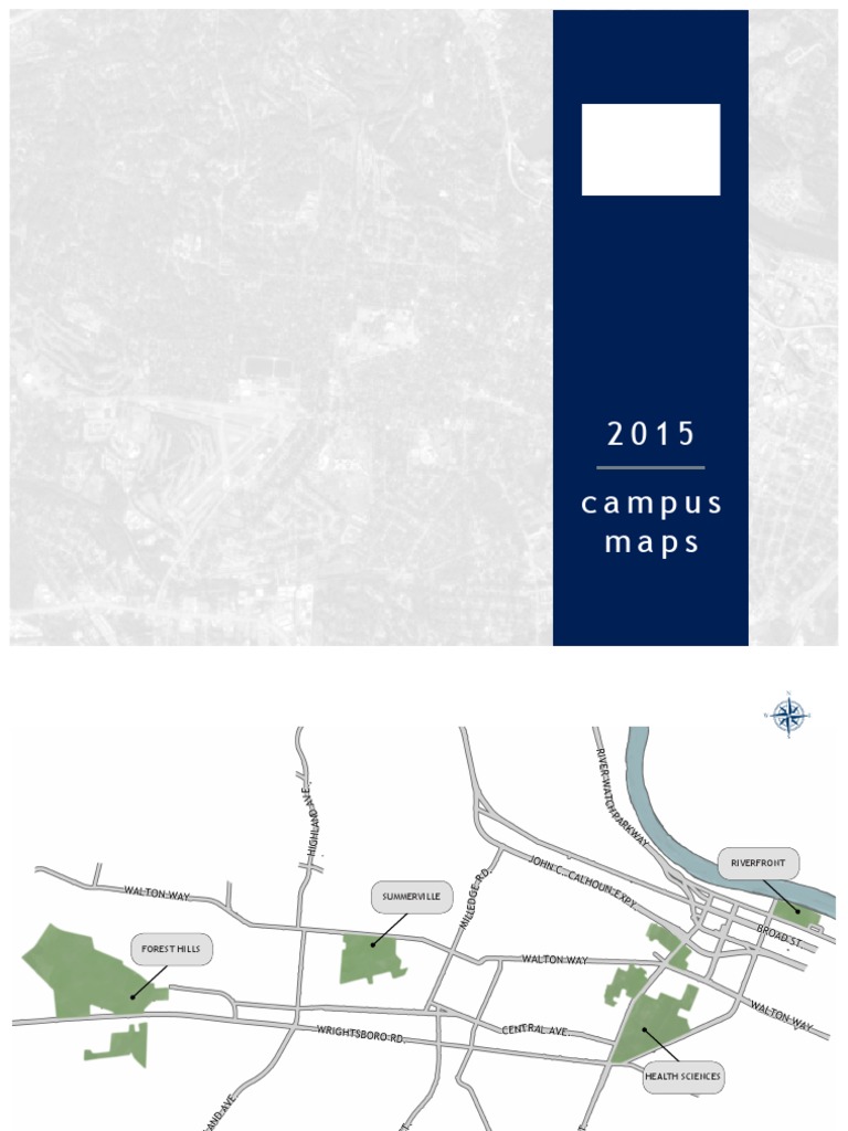 2015 Campus Maps for Health Sciences and Summerville Campuses | PDF ...