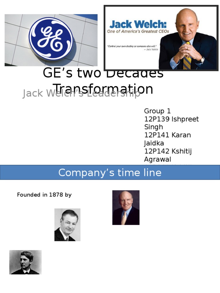 Ge Jack Welch | PDF | Six Sigma | General Electric