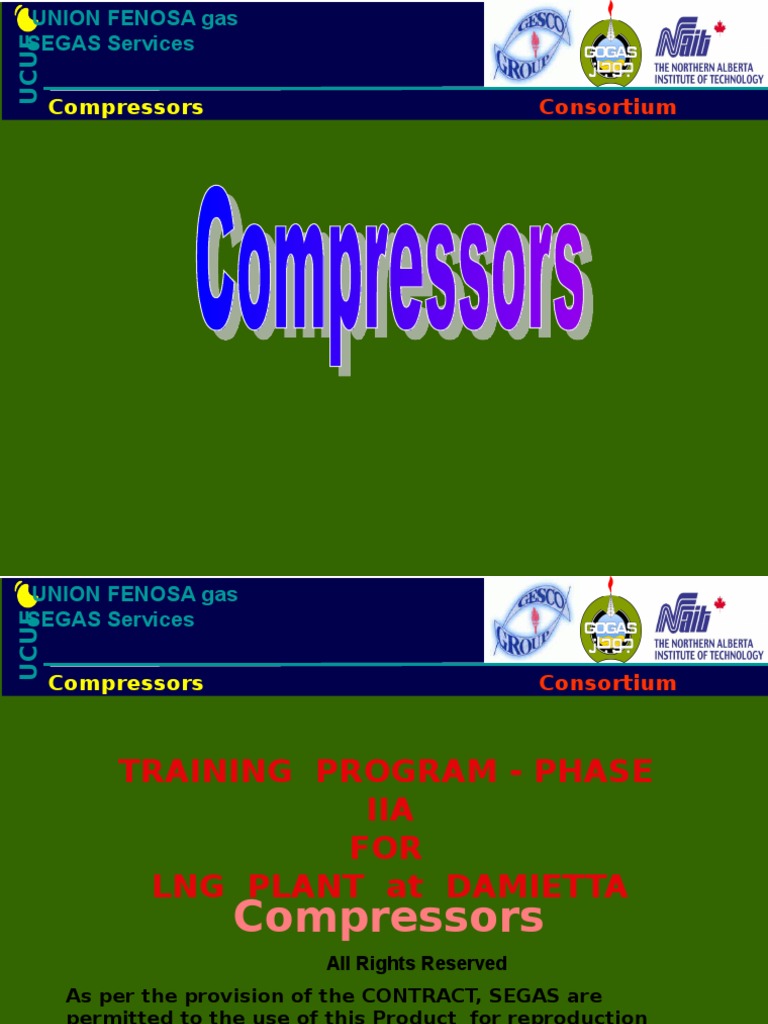 Presentation Compressors | PDF | Gas Compressor | Turbine