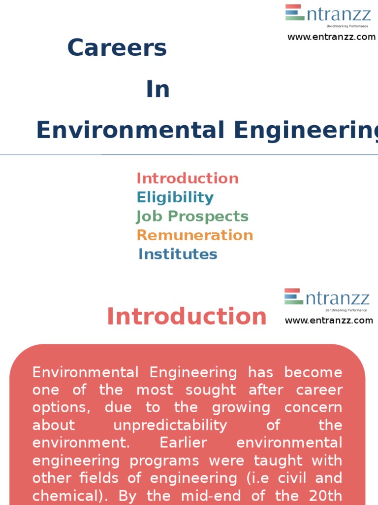 Careers in Environmental Engineering | PDF
