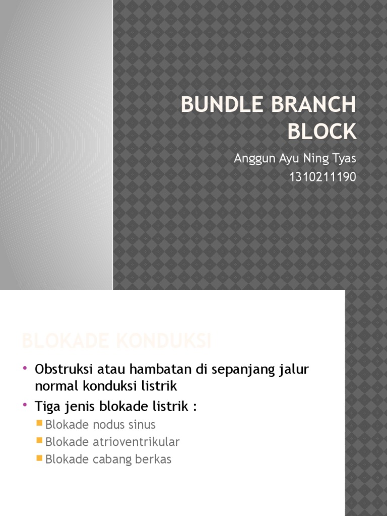 Bundle Branch Block | PDF