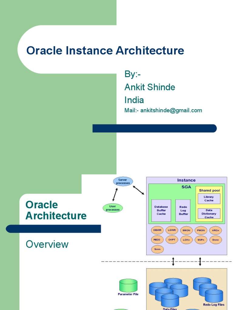 Oracle Architecture Pdf Oracle Database Database Transaction