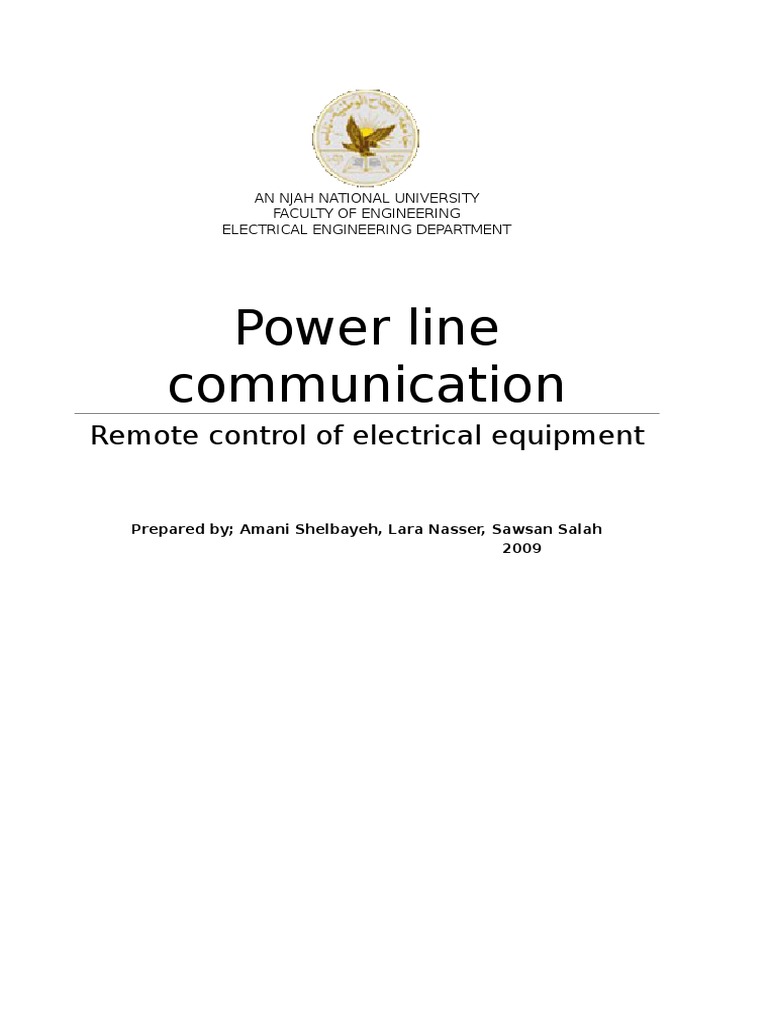 Power Line Communication Circuit Design | PDF | Microcontroller ...