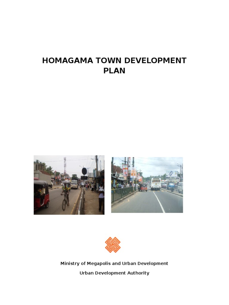 Homagama Town Development Plan | PDF | Bus | Infrastructure