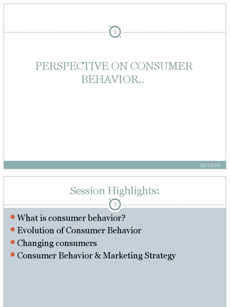 Module 1 | PDF | Consumer Behaviour | Behavior