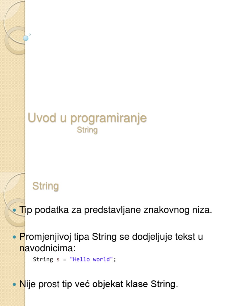 Stringovi | PDF
