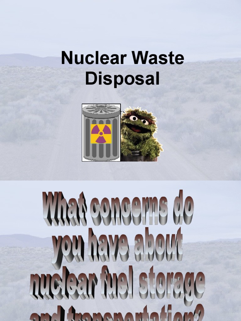 Nuclear Waste Disposal | PDF | Deep Geological Repository | Yucca ...