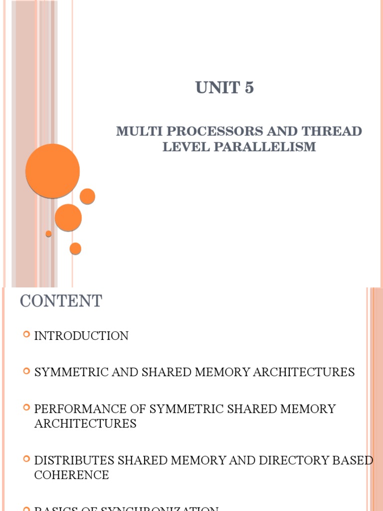 Multi Processors and Thread Level Parallelism | PDF | Parallel Computing | Central Processing Unit
