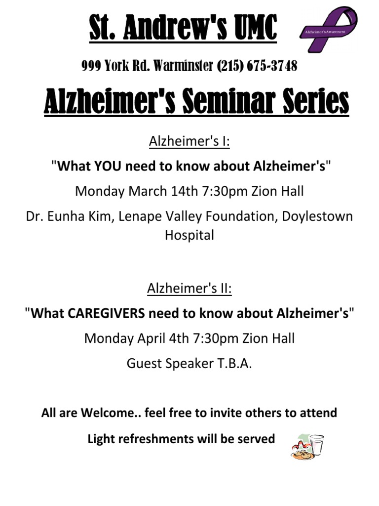 Alzheimer's Flyer | PDF