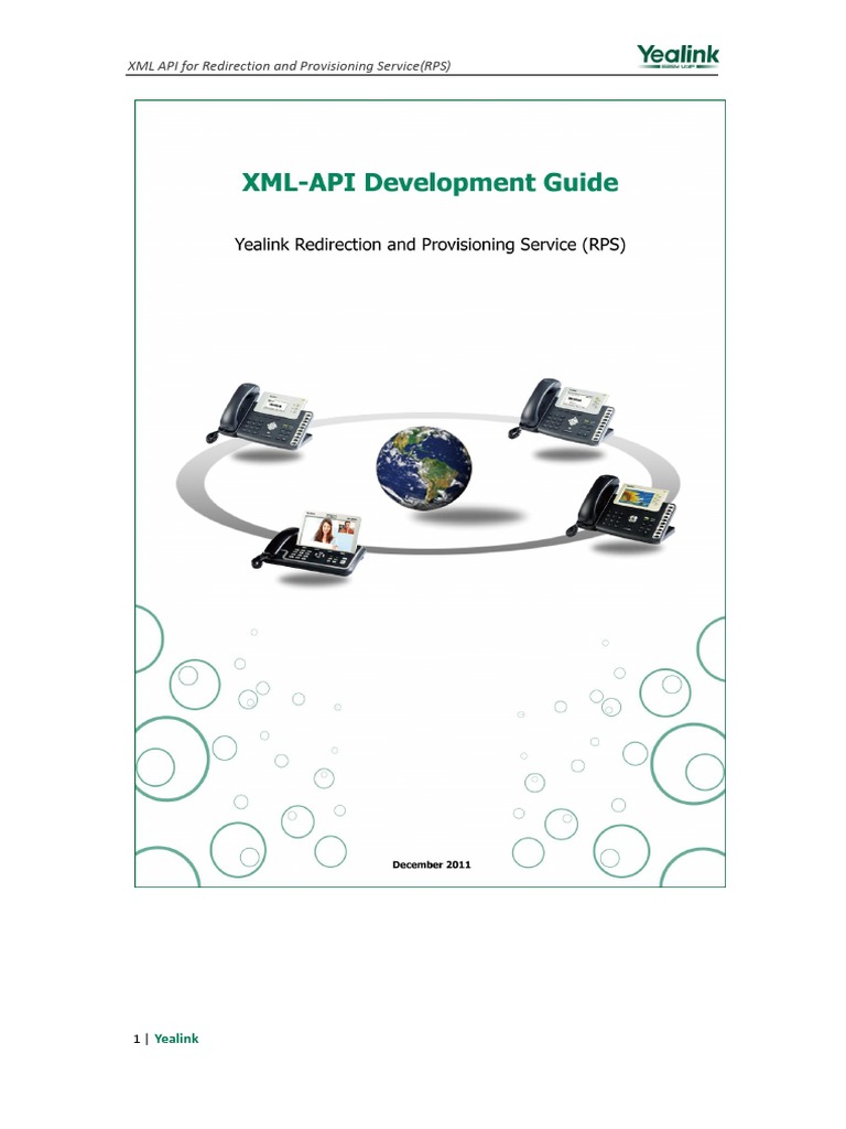 Yealink XML API For Rps-V1.3-Eng | PDF