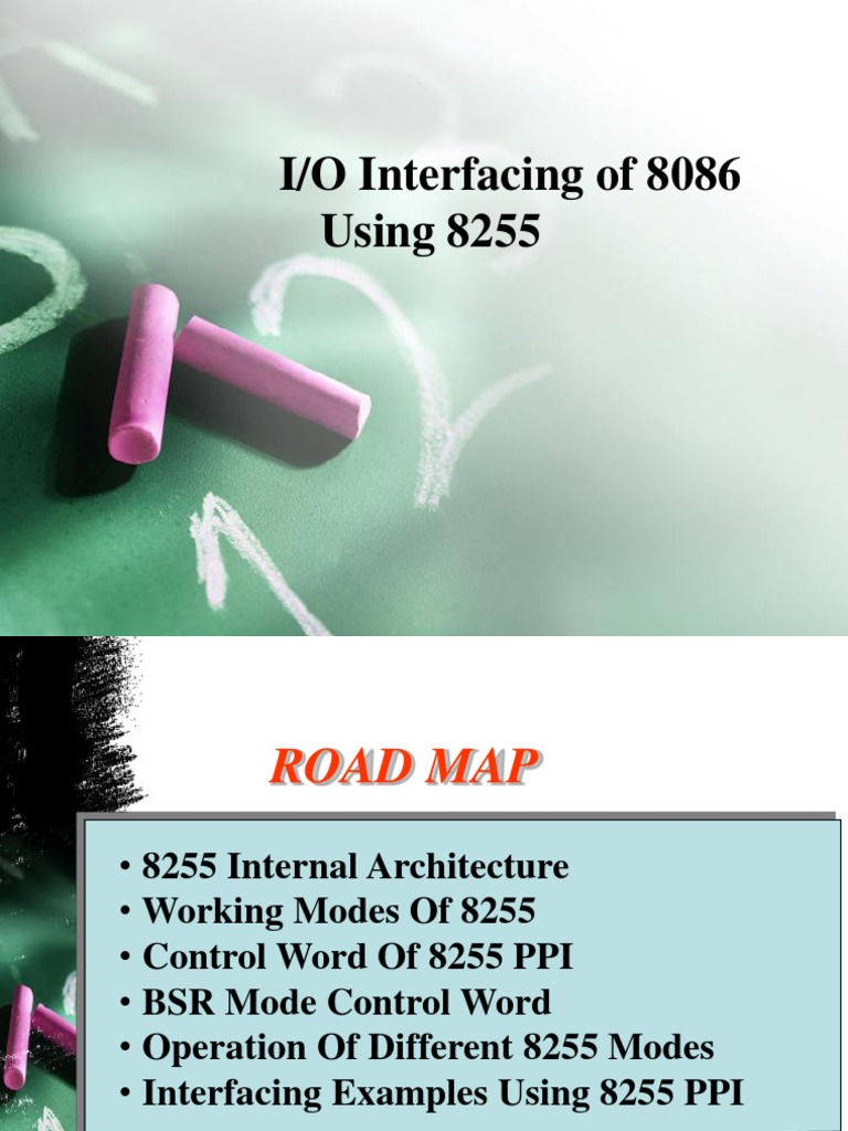 8255 & IO Interfacing | PDF | Input/Output | Electrical Engineering 8255 & IO Interfacing | PDF | Input/Output | Electrical Engineering