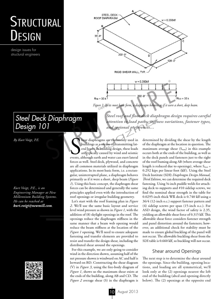 Steel Deck 101 | PDF | Beam (Structure) | Buckling