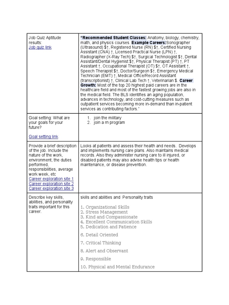 Healthcare Career Exploration Guide | PDF | Emergency Medical ...
