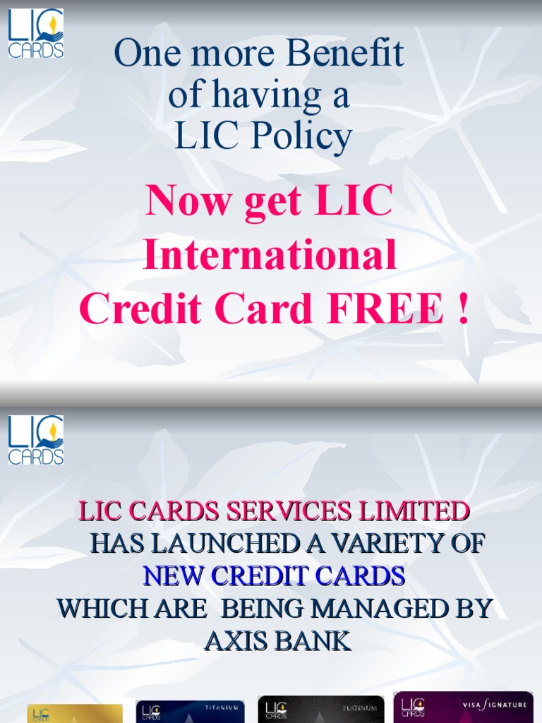 04-Lic Credit Card | PDF | Visa Inc. | Credit Card