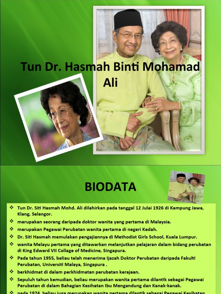 Tun DR Hasmah | PDF