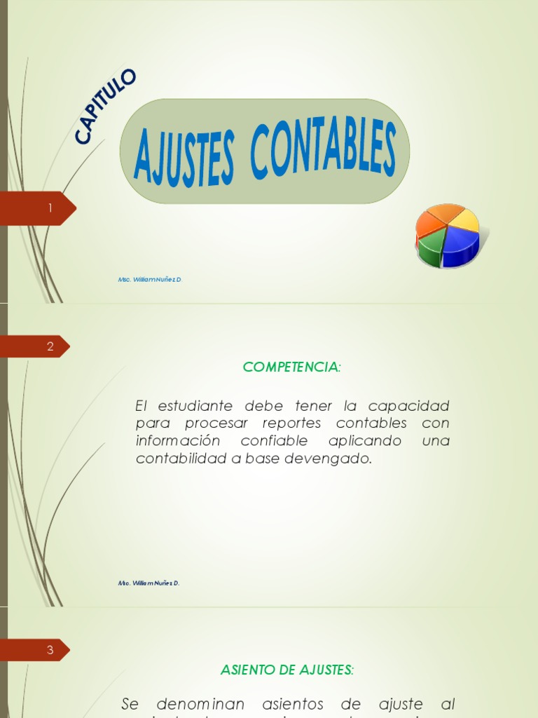 Ajustes Contables y Control de Caja | PDF | Devengo | Contabilidad