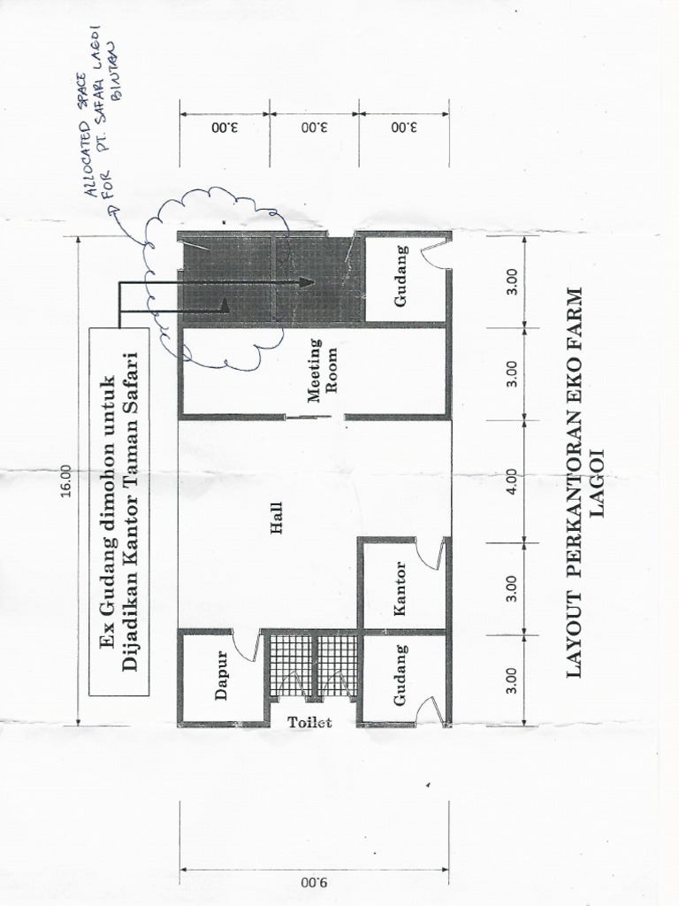Contoh Layout Bangunan | PDF
