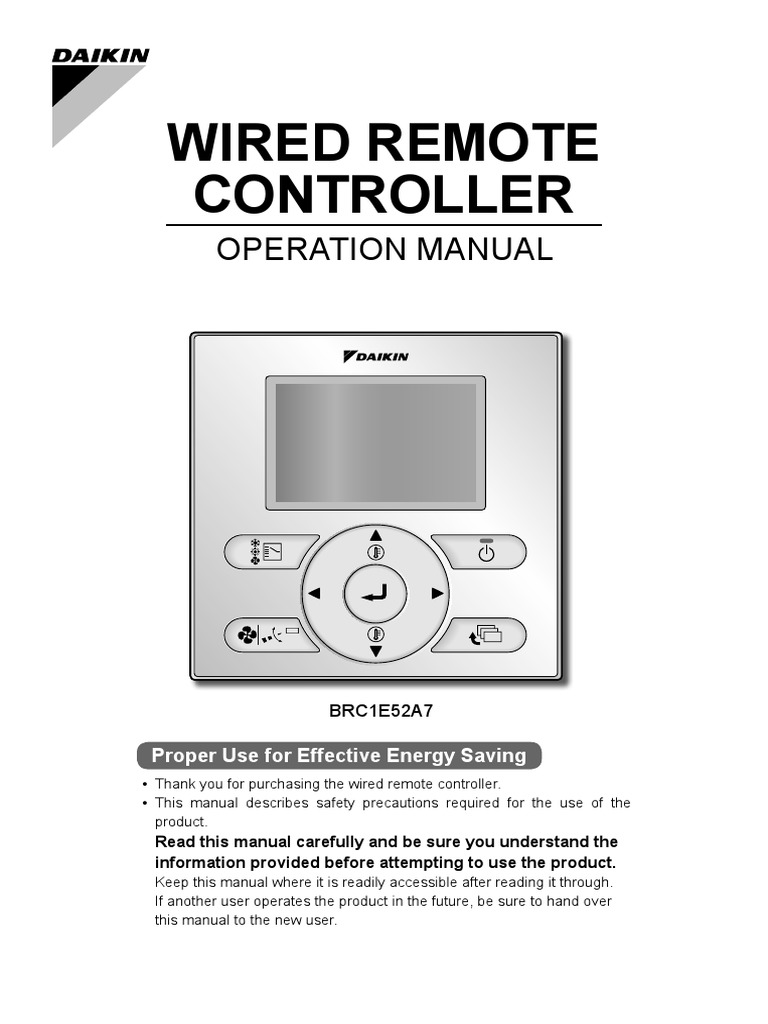Daikin HVAC Operation+Manual | Hvac | Air Conditioning | Free 30-day ...