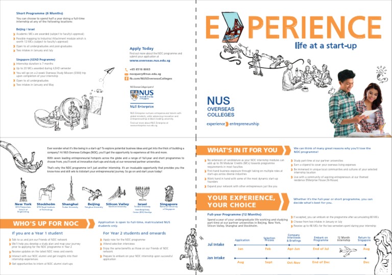 Nus Noc | PDF | Internship | Job Hunting