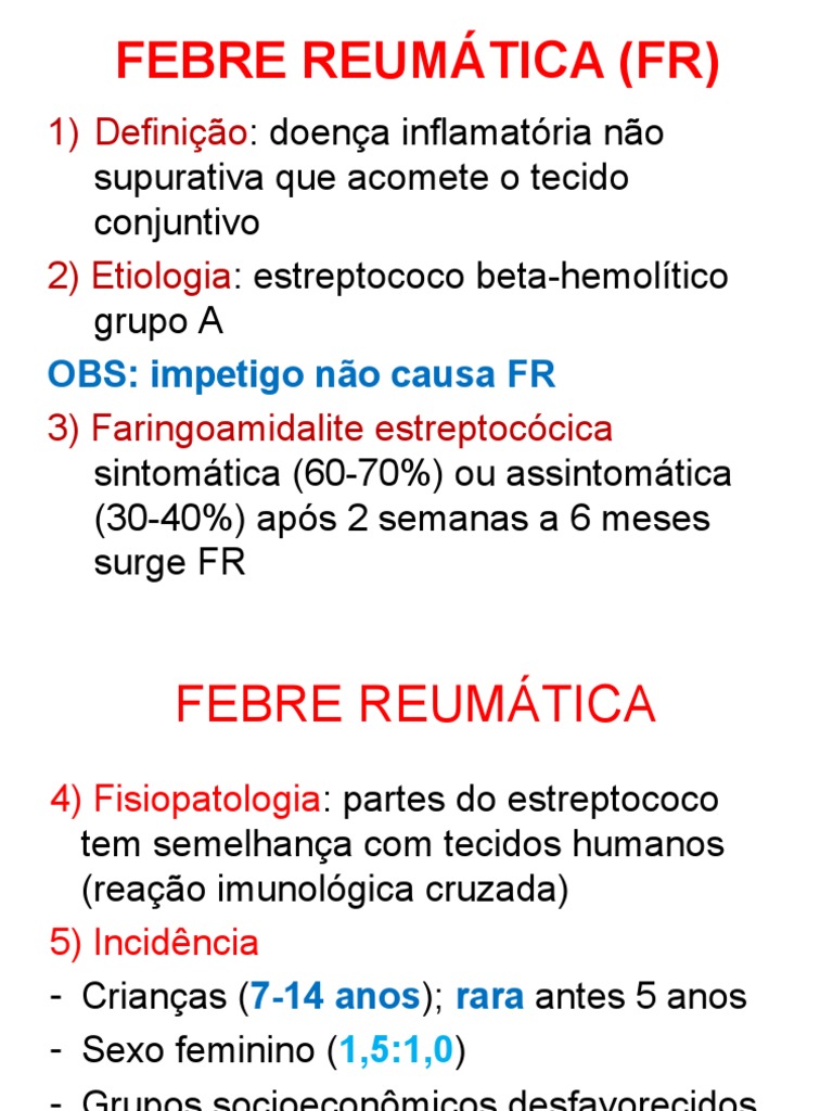 Febre Reumática na Criança | Artrite | Febre