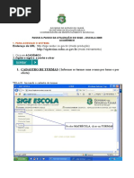 Tutorial Matricula Siacweb 0 | PDF