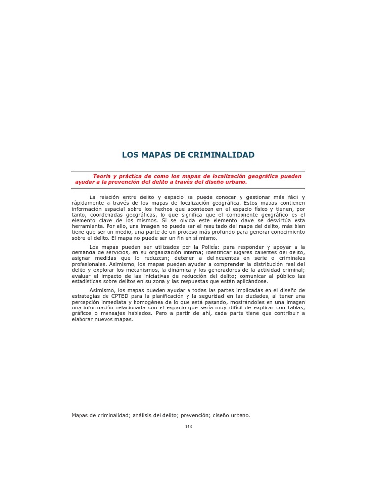 Mapas de Criminalidad | PDF | Mapa | Toma de decisiones