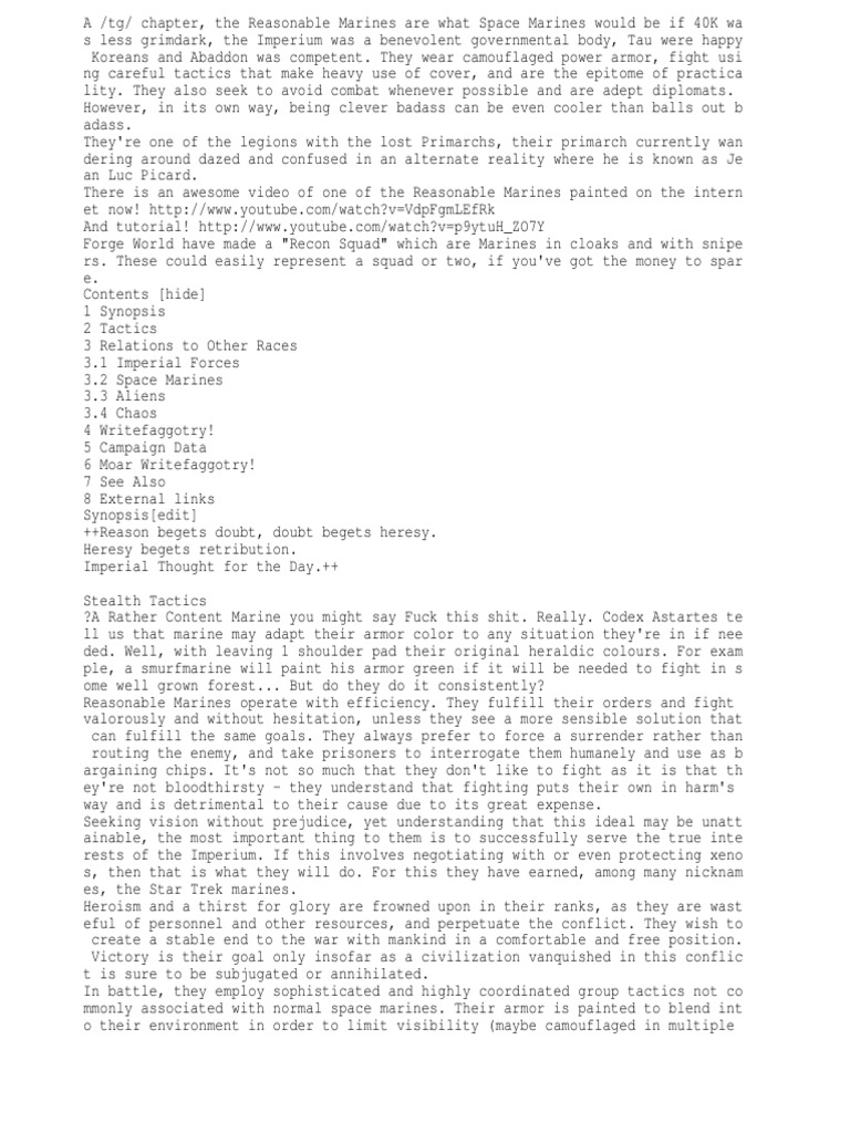 Warhammer 40k Reasonable Marines Figures