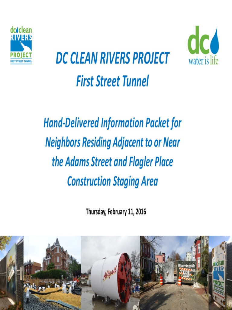 DC Clean Rivers Project: First Street Tunnel | Download Free PDF ...