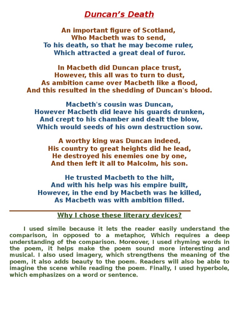 English Duncan Poem 1 | PDF | Travel