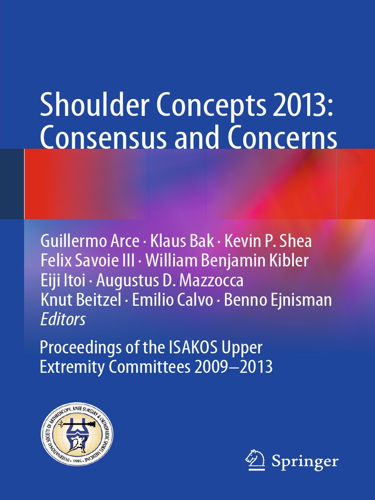 Shoulder Concepts 2013: Consensus and Concerns | PDF | Musculoskeletal ...