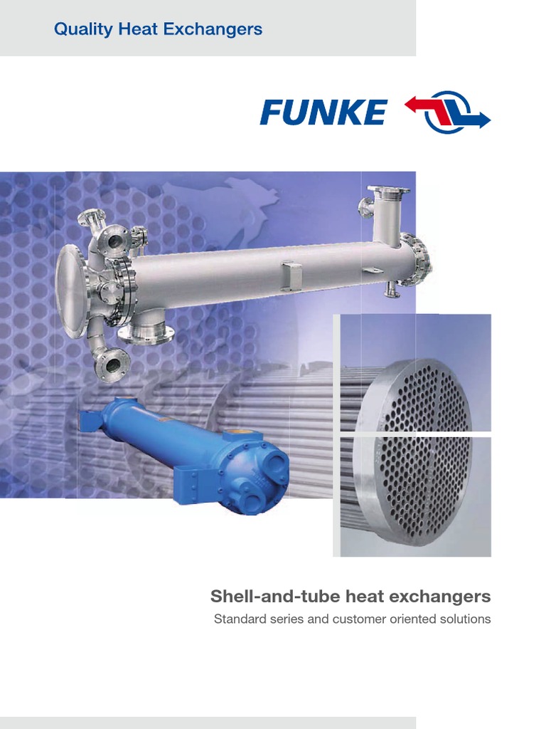 funke_shell_tube_he_e.pdf | Heat Exchanger | Vacuum Tube