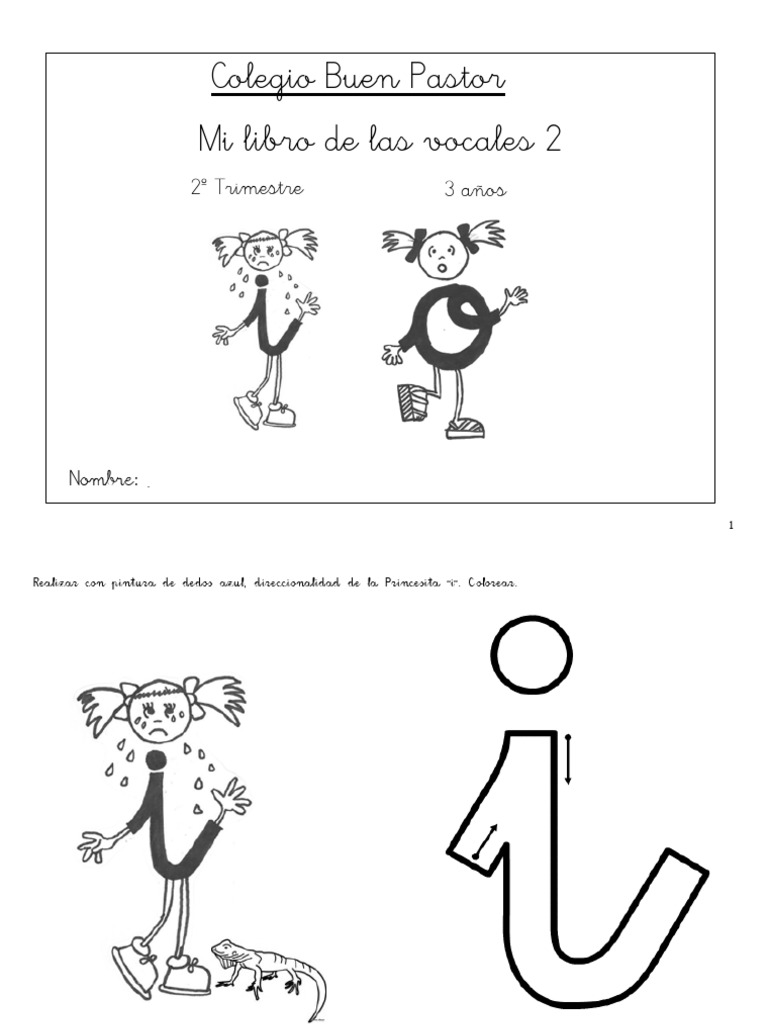 3anos-Mi Libro de Las Vocales 2trimestre Portada Rosa-15-16 | PDF ...