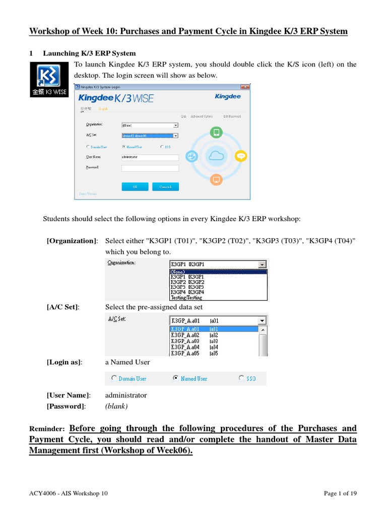 Kingdee K3-Purchasing, AP and Payment | PDF | Invoice | Receipt