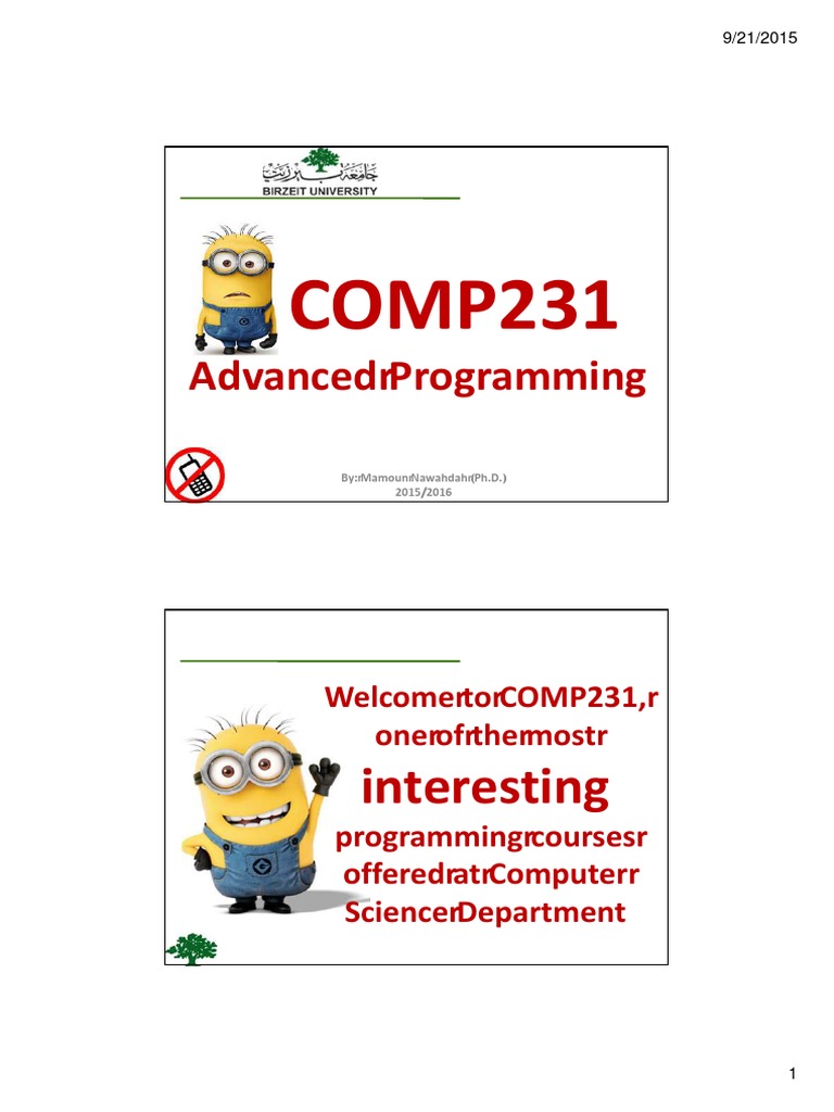 Slides Of Java Programming Pdf Constructor Object Oriented Programming Programming