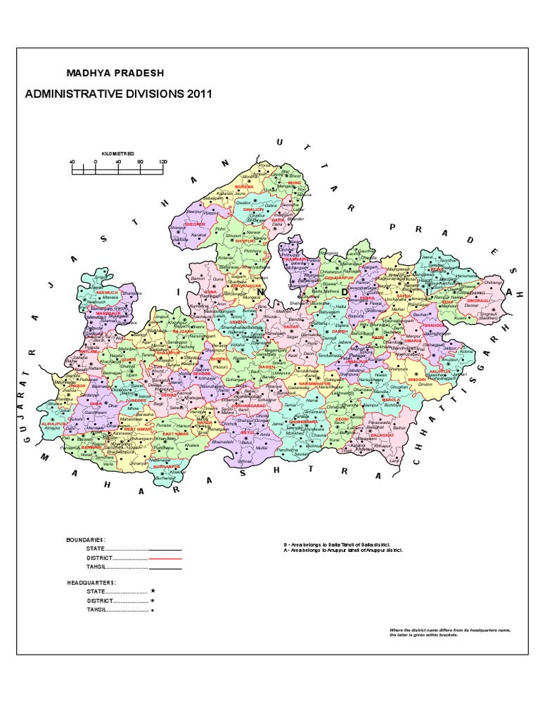 Administrative Divisions 2011: Madhya Pradesh | PDF