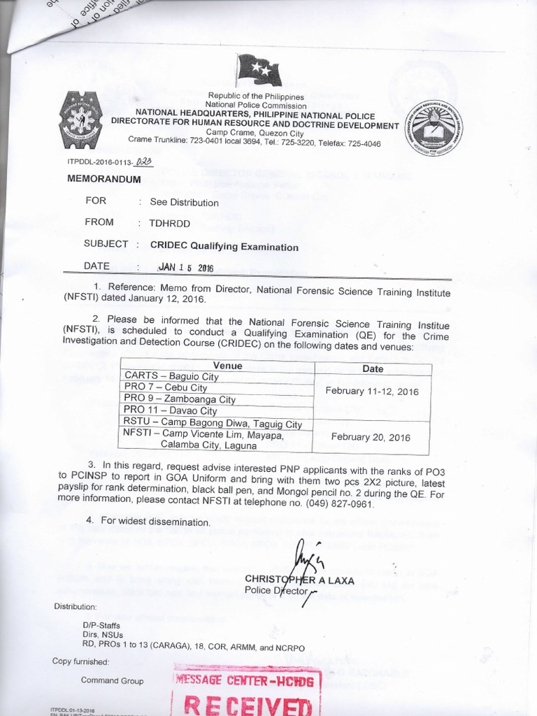 Cridec Qualifying Exam | PDF