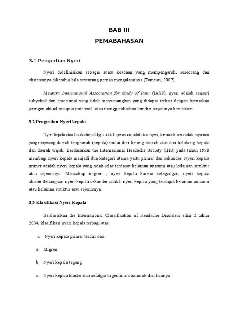 Sefalgia | PDF | Sains & Matematika