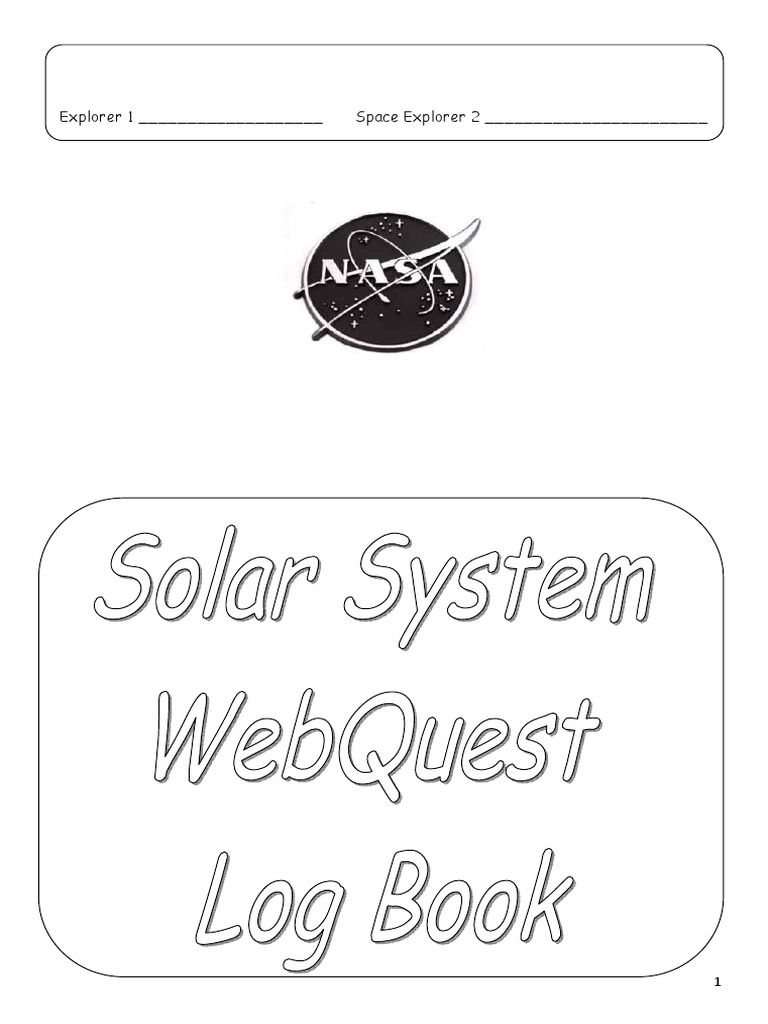 Space WebQuest for Students | PDF | Social Science