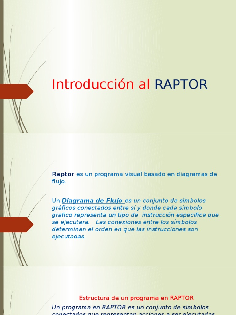 Introducción Al RAPTOR | PDF