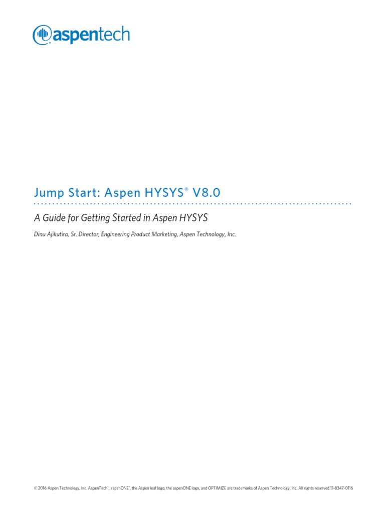 Introduction To HYSYS V8 | Download Free PDF | Tab (Gui) | Simulation