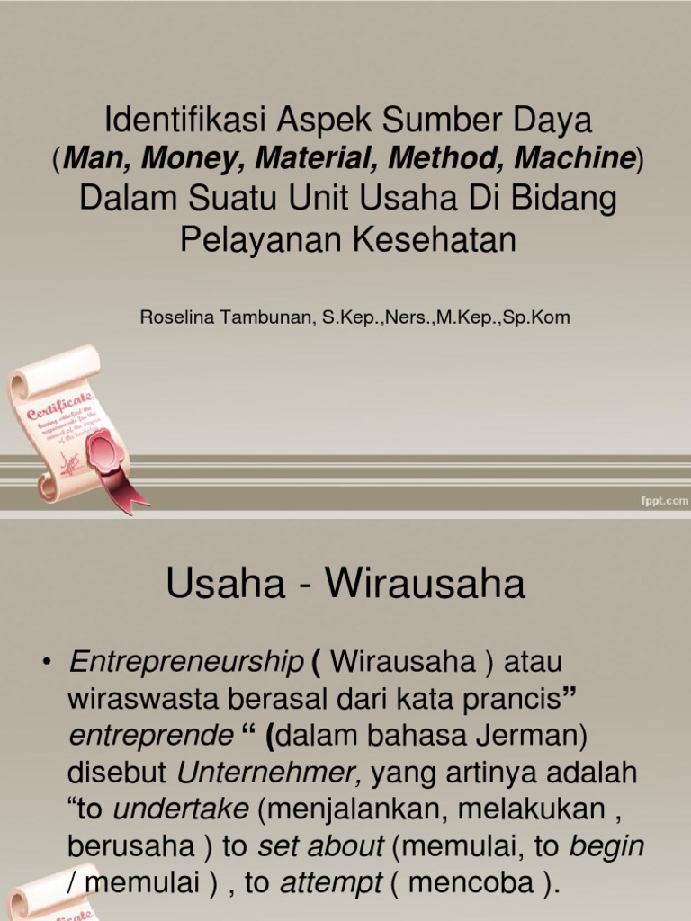 Man, Money, Material, Method, Machine | PDF