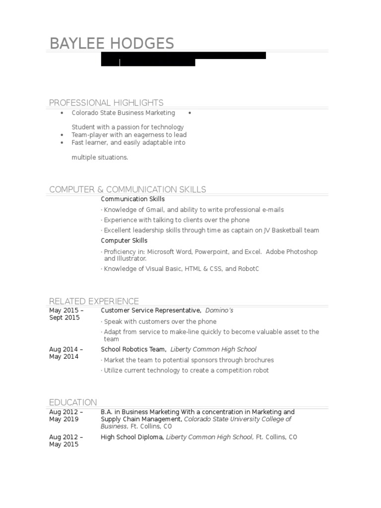 Resume Final Draft | PDF